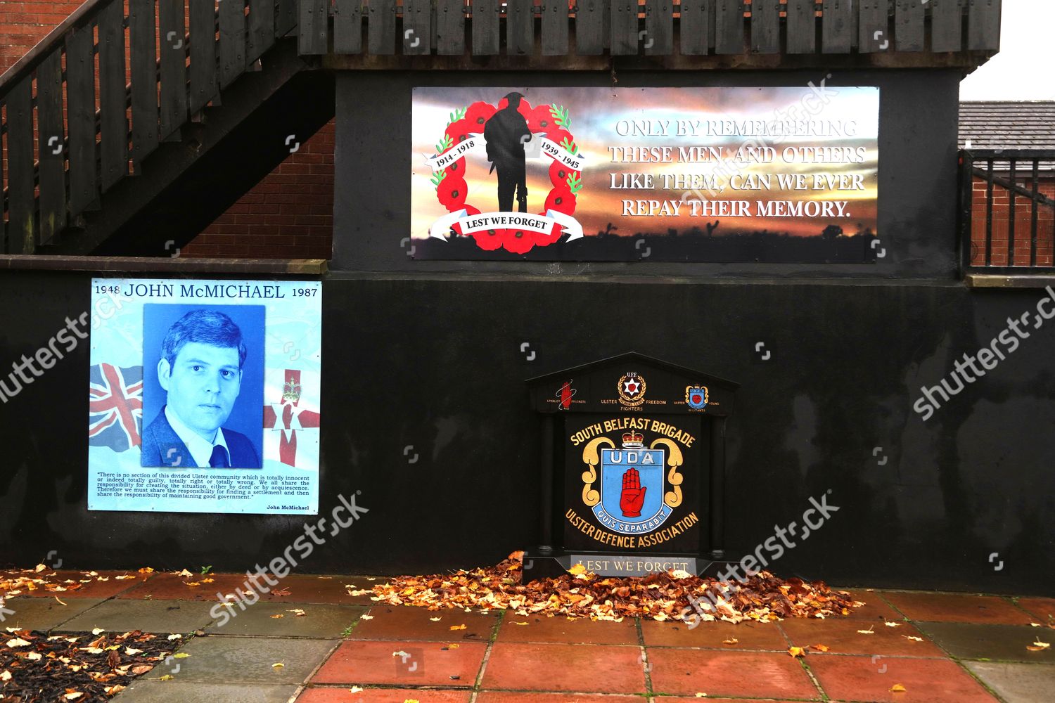 South Belfast Brigade Uda Memorial Editorial Stock Photo - Stock Image ...