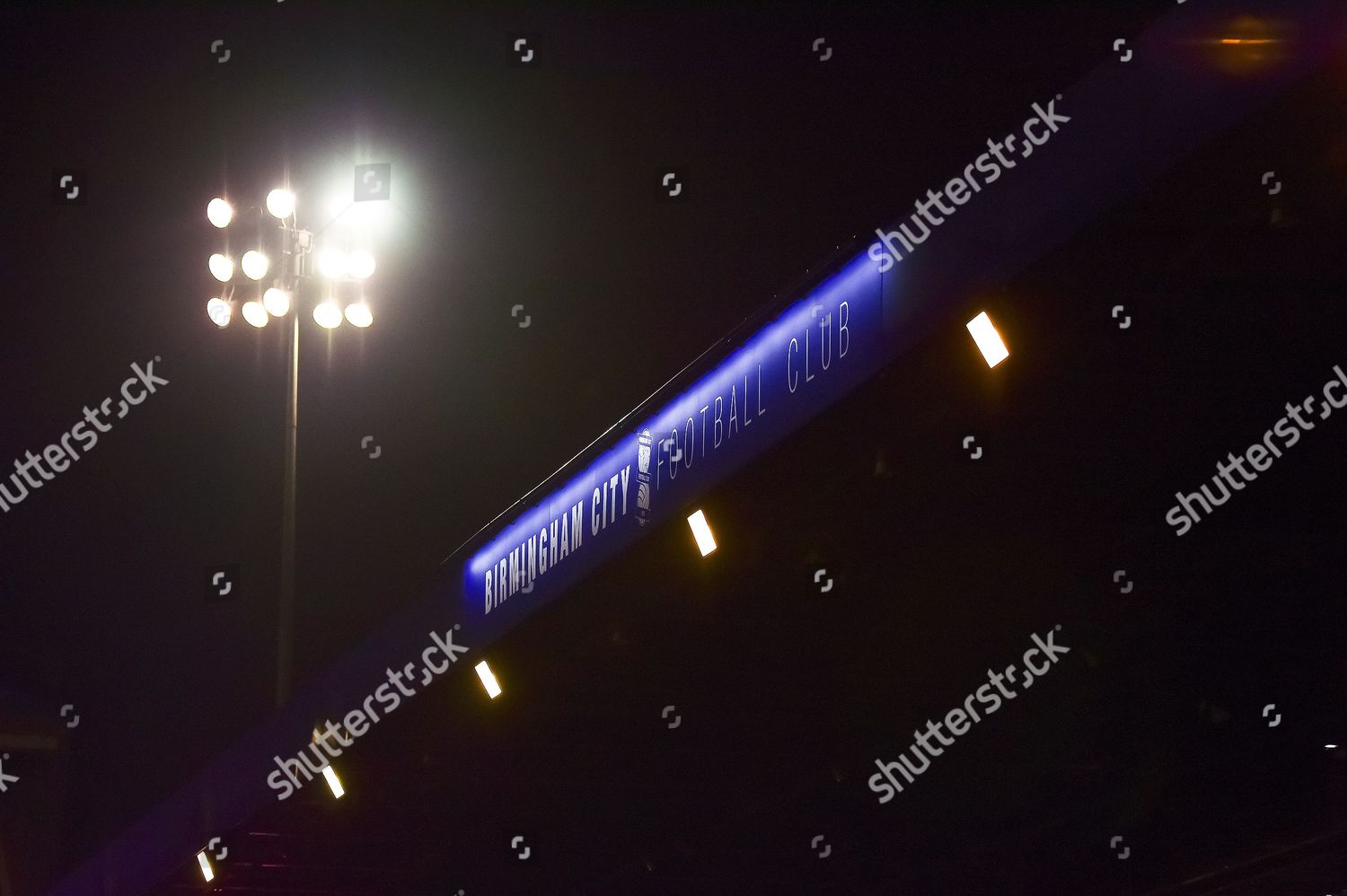Birmingham City Signage On Main Stand Editorial Stock Photo - Stock ...