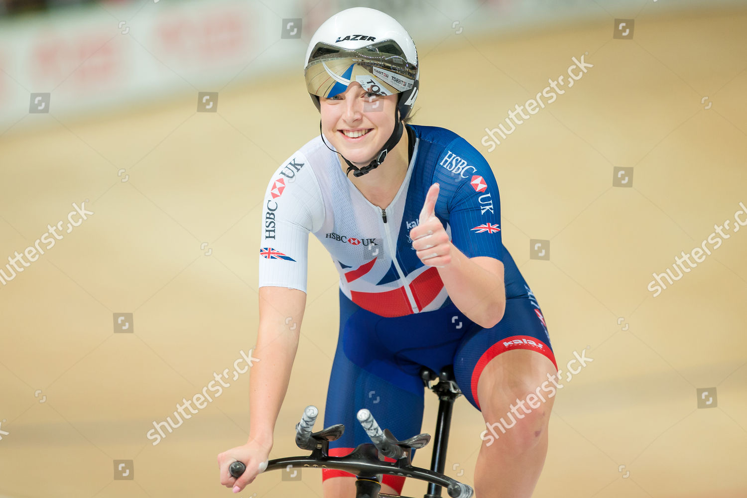 Great Britains Manon Lloyd Celebrates Winning Editorial Stock Photo
