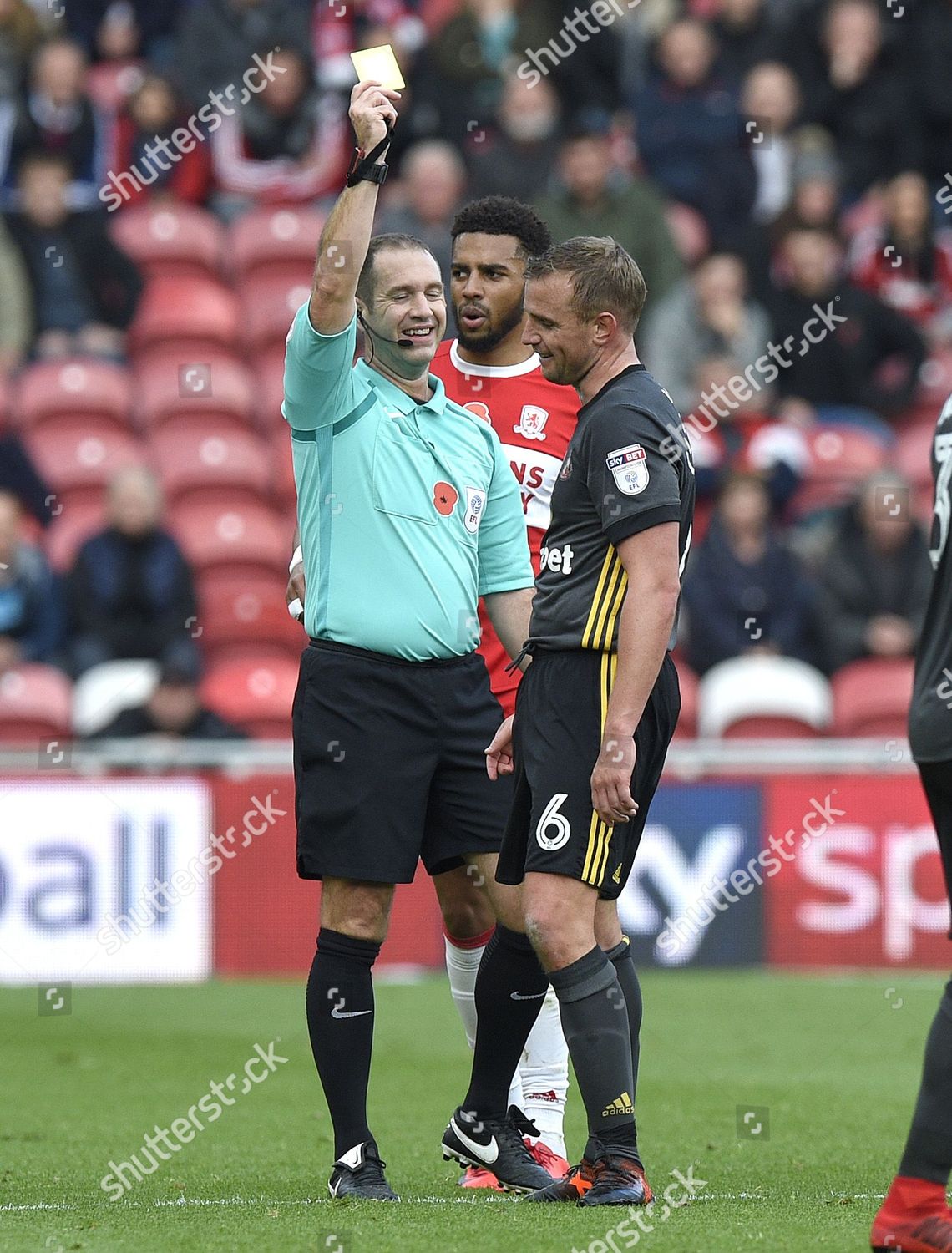 Referee Jeremy Simpson Seems Find Amusing Editorial Stock Photo - Stock ...
