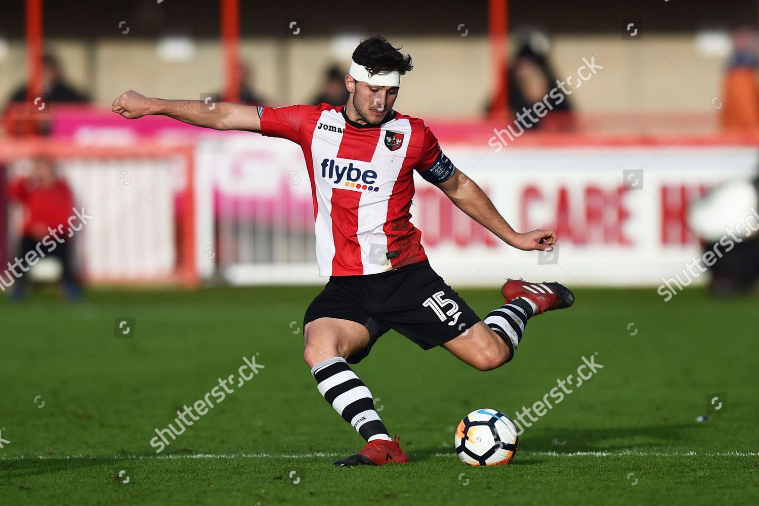 Jordan Mooretaylor 15 Exeter City Bandaged Editorial Stock Photo ...