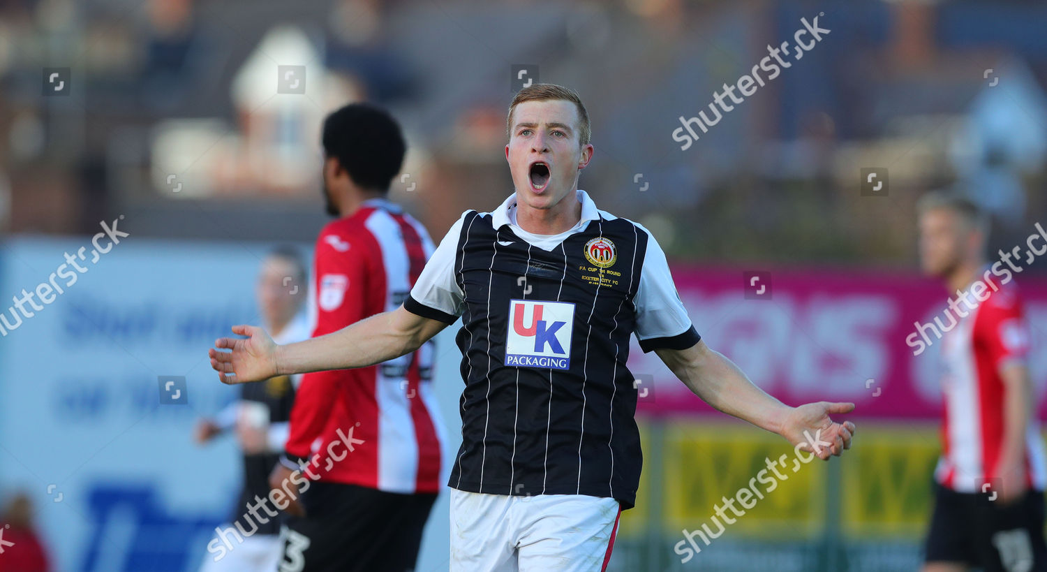 Goal Celebrations Sam Bantick Heybridge Swifts Editorial Stock Photo ...