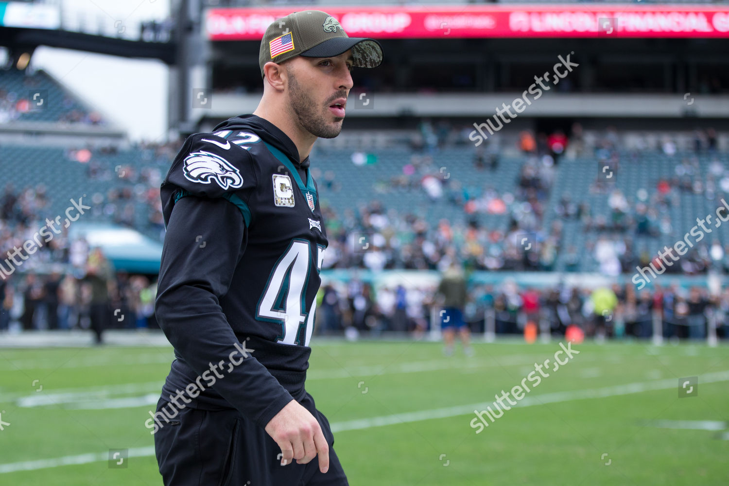 Philadelphia Eagles Free Safety Chris Maragos Editorial Stock Photo ...