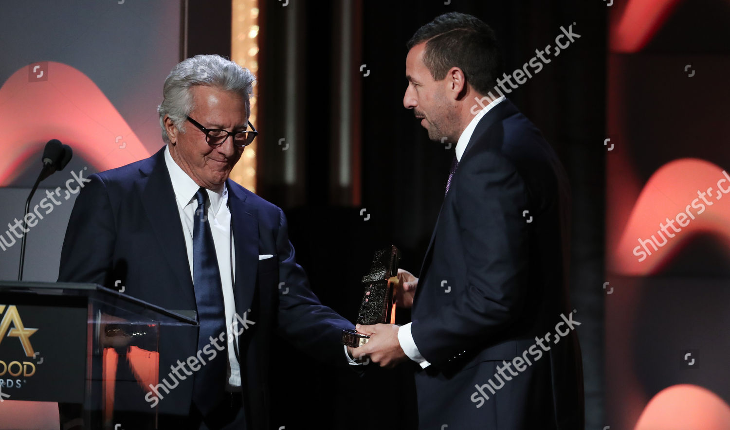 Dustin Hoffman Adam Sandler Editorial Stock Photo - Stock Image ...