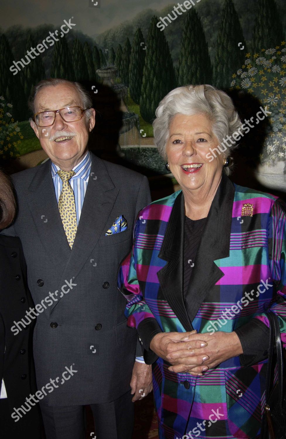 Alan Whicker Betty Boothroyd Editorial Stock Photo - Stock Image ...