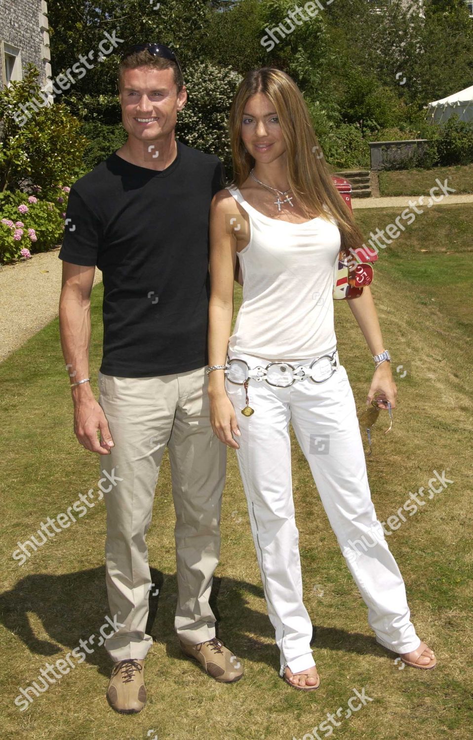 David Coulthard His Girlfriend Simone Abdelnour Editorial Stock Photo ...