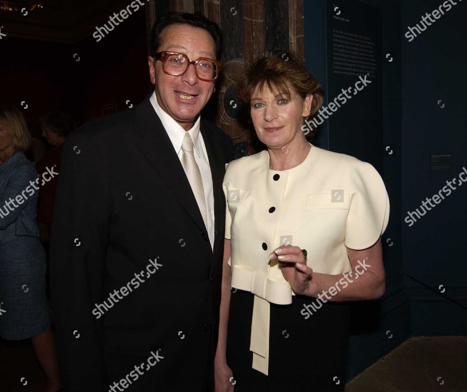 LORD MAURICE SAATCHI HIS WIFE LADY Editorial Stock Photo - Stock Image ...
