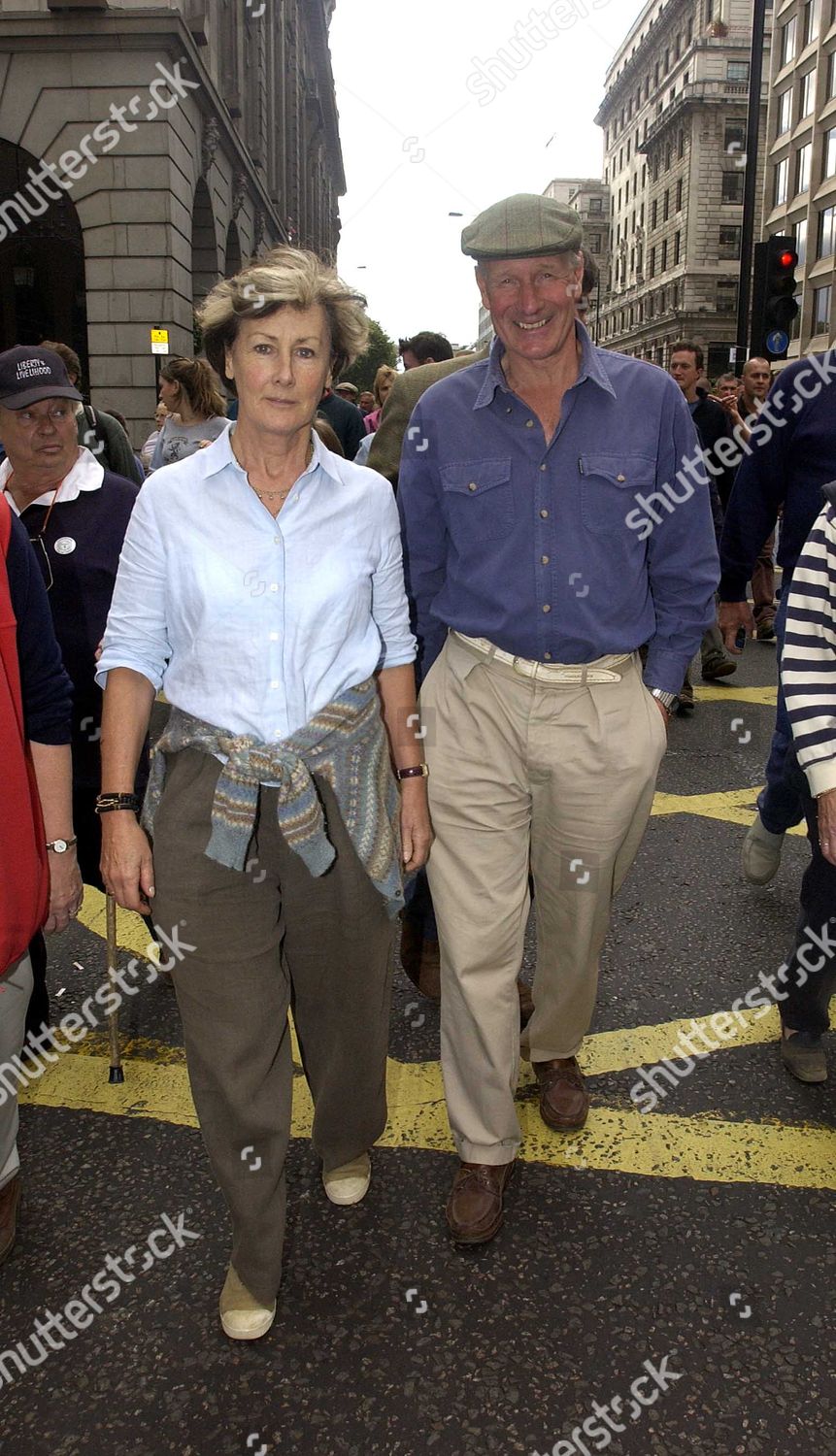 Patti Palmer Tomkinson Her Husband Charles Editorial Stock Photo ...