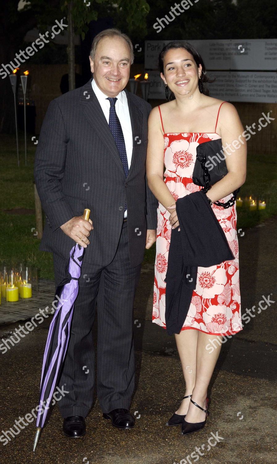 Lord Peter Palumbo His Stepdaughter Editorial Stock Photo - Stock Image ...