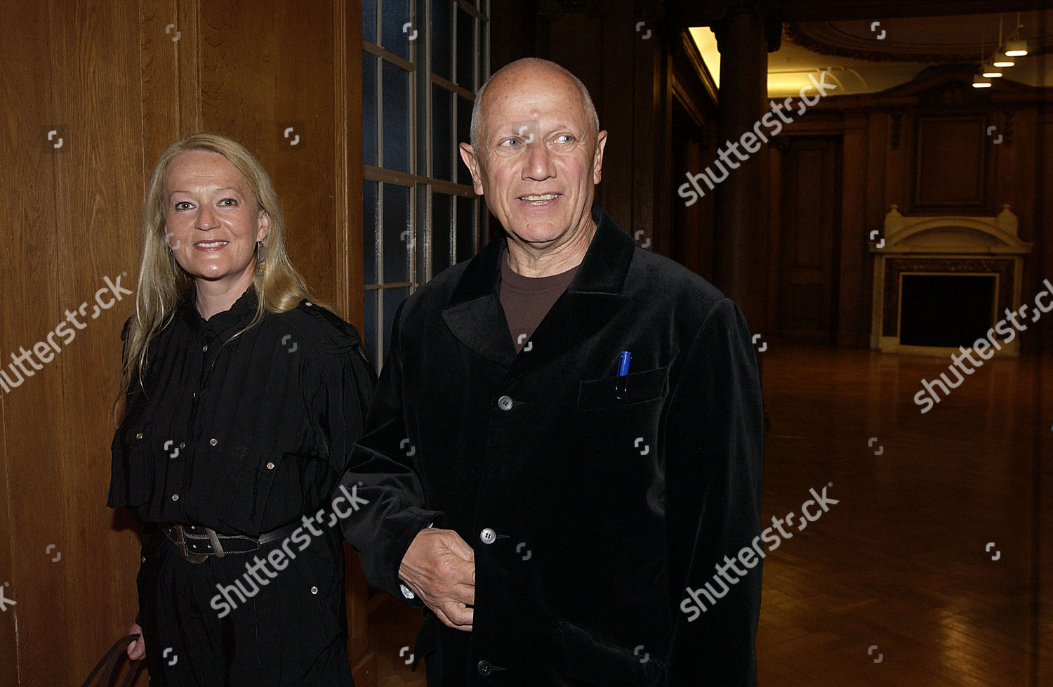Tephen Berkoff His Partner Clara Fisher Editorial Stock Photo - Stock ...