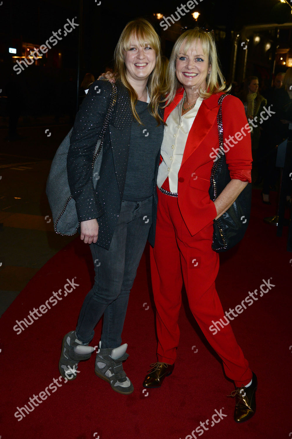 Twiggy Her Daughter Carly Witney Editorial Stock Photo - Stock Image ...
