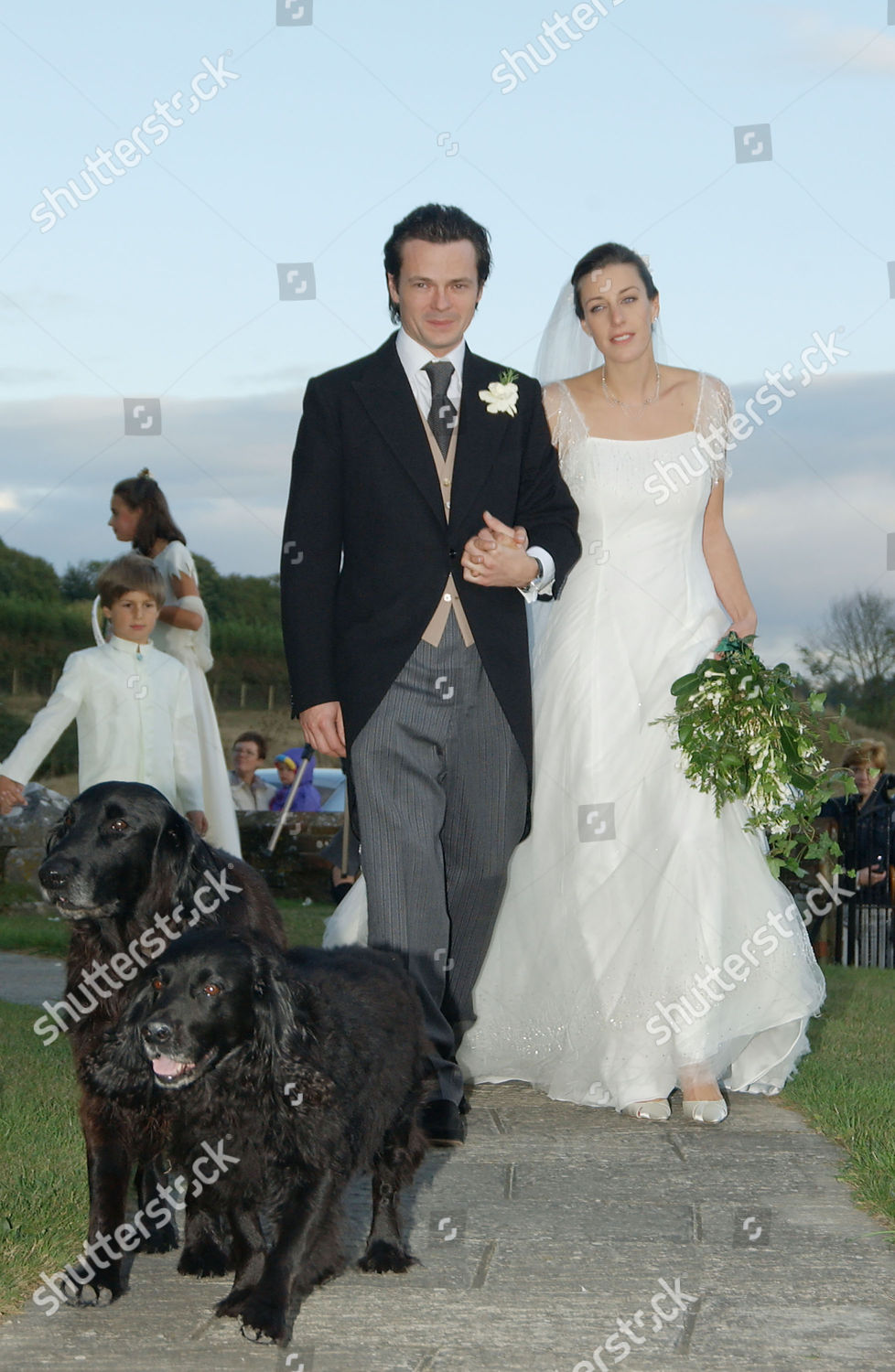 Bride Groom Luke Irwin Alice Elliot Editorial Stock Photo - Stock Image ...