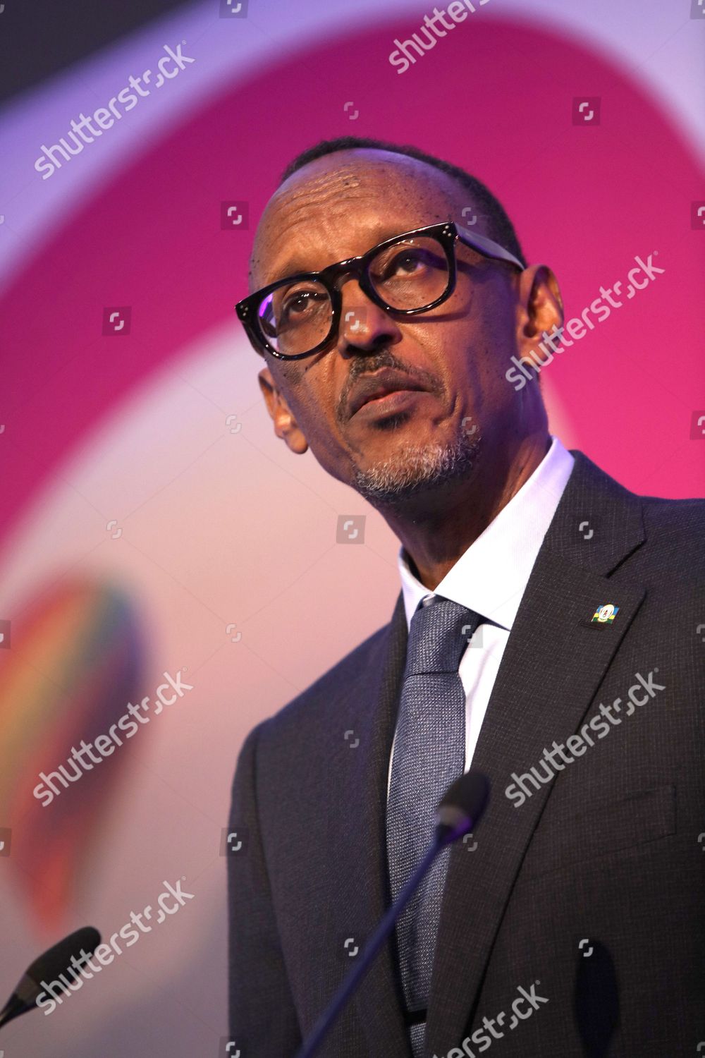 He President Paul Kagame Republic Rawanda Editorial Stock Photo - Stock ...