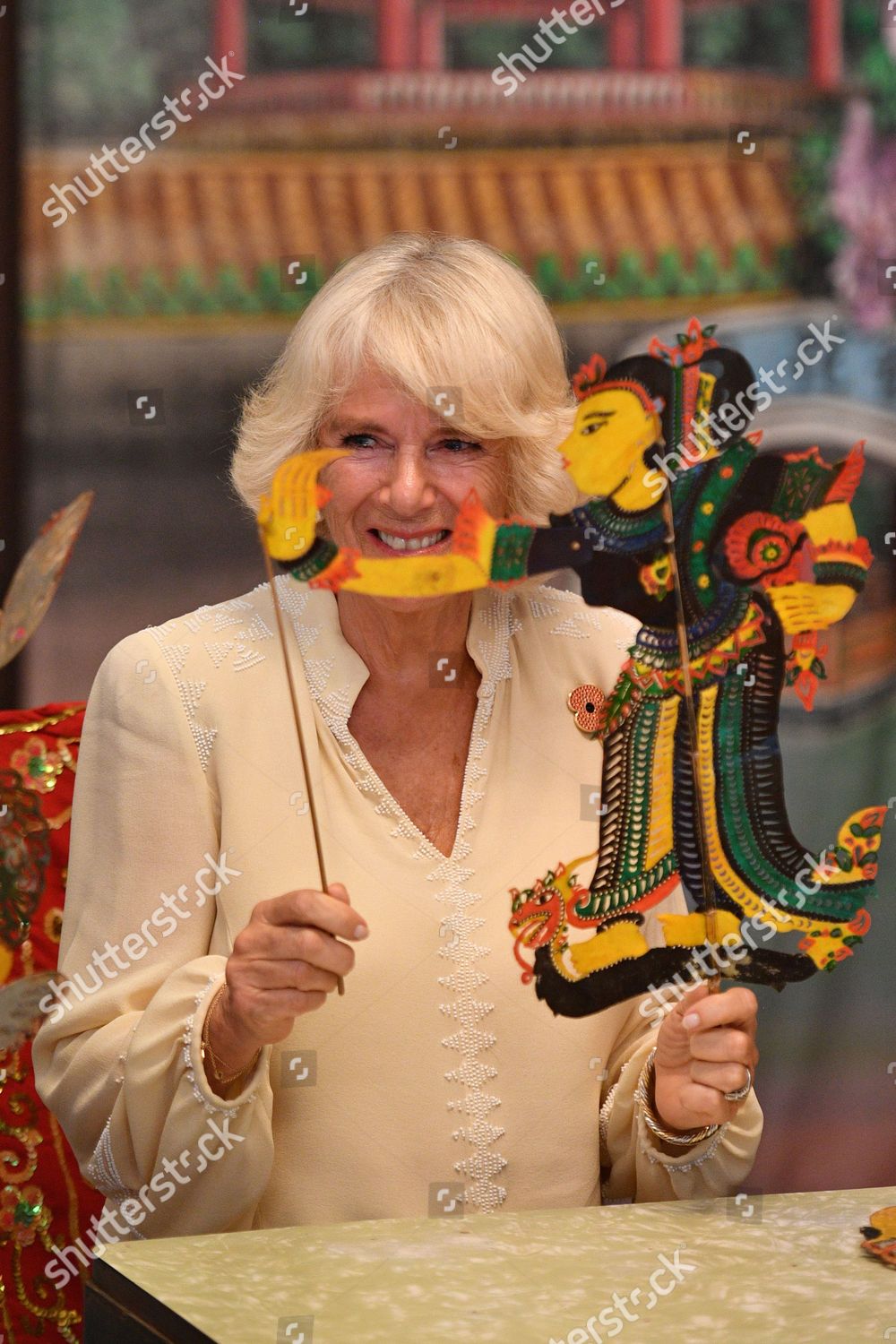 Camilla Duchess Cornwall Views Puppets Used Editorial Stock Photo ...