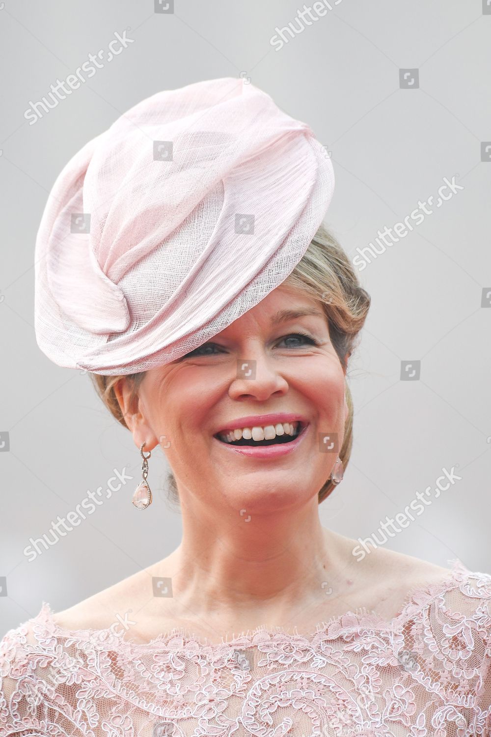 Queen Mathilde Ceremonial Welcome Forecourt Rashtrapati Editorial Stock ...