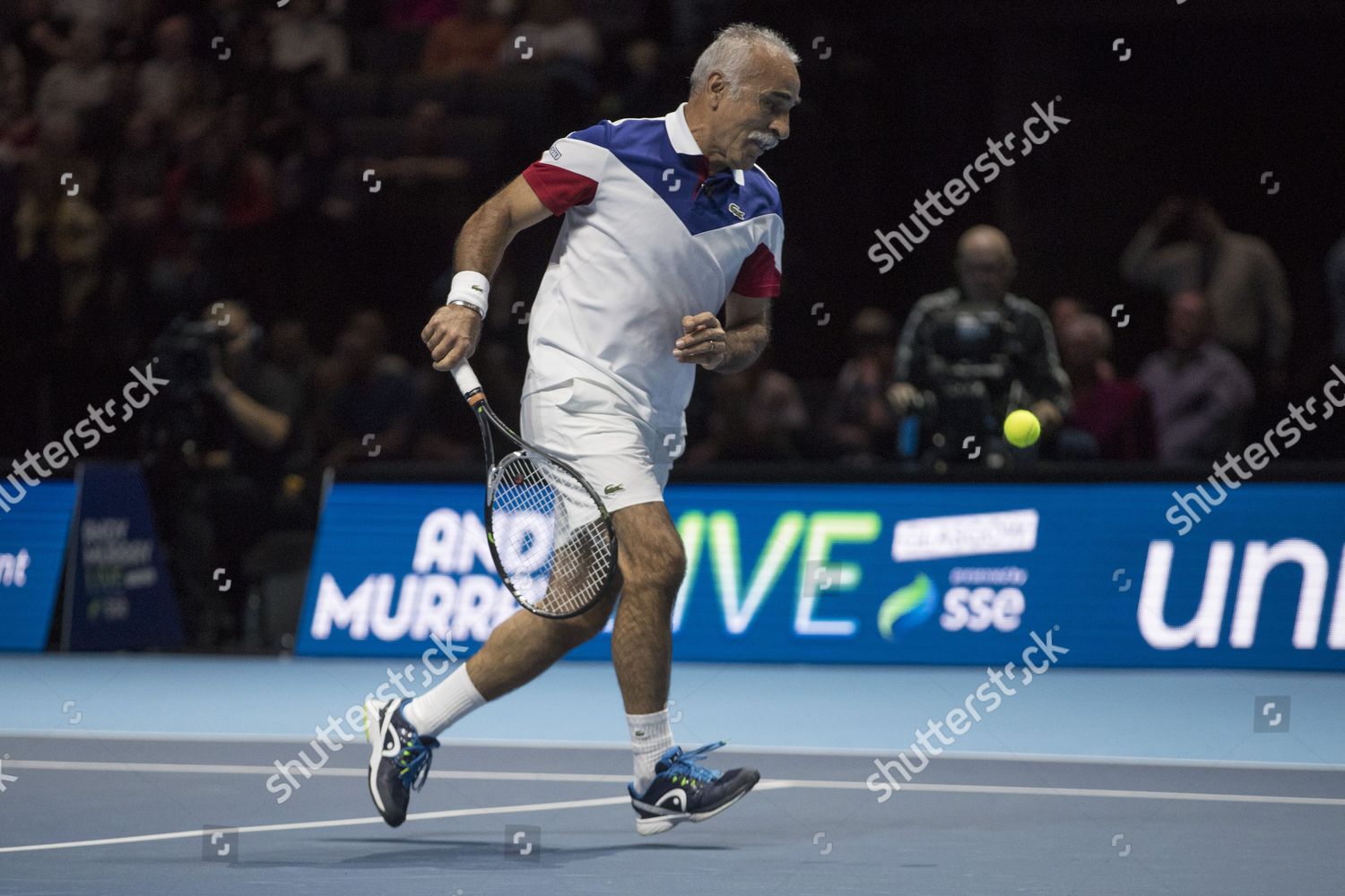 Mansour Bahrami Action Alongside Tim Henman Editorial Stock Photo ...