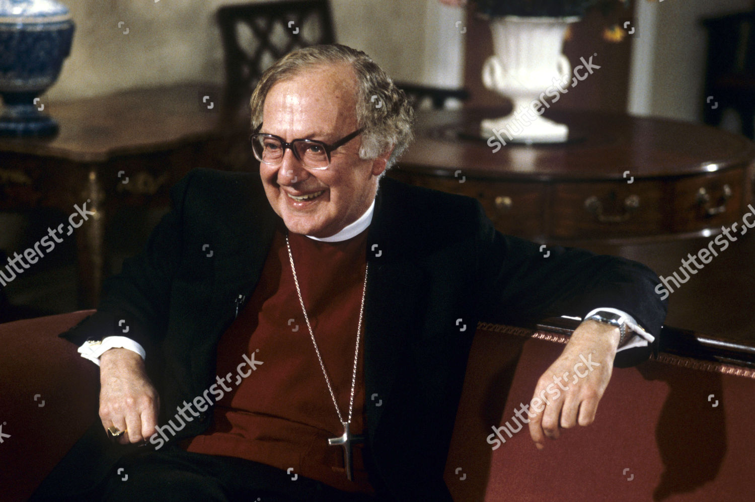 Archbishop Canterbury 1980 1991 Robert Runcie Editorial Stock Photo ...