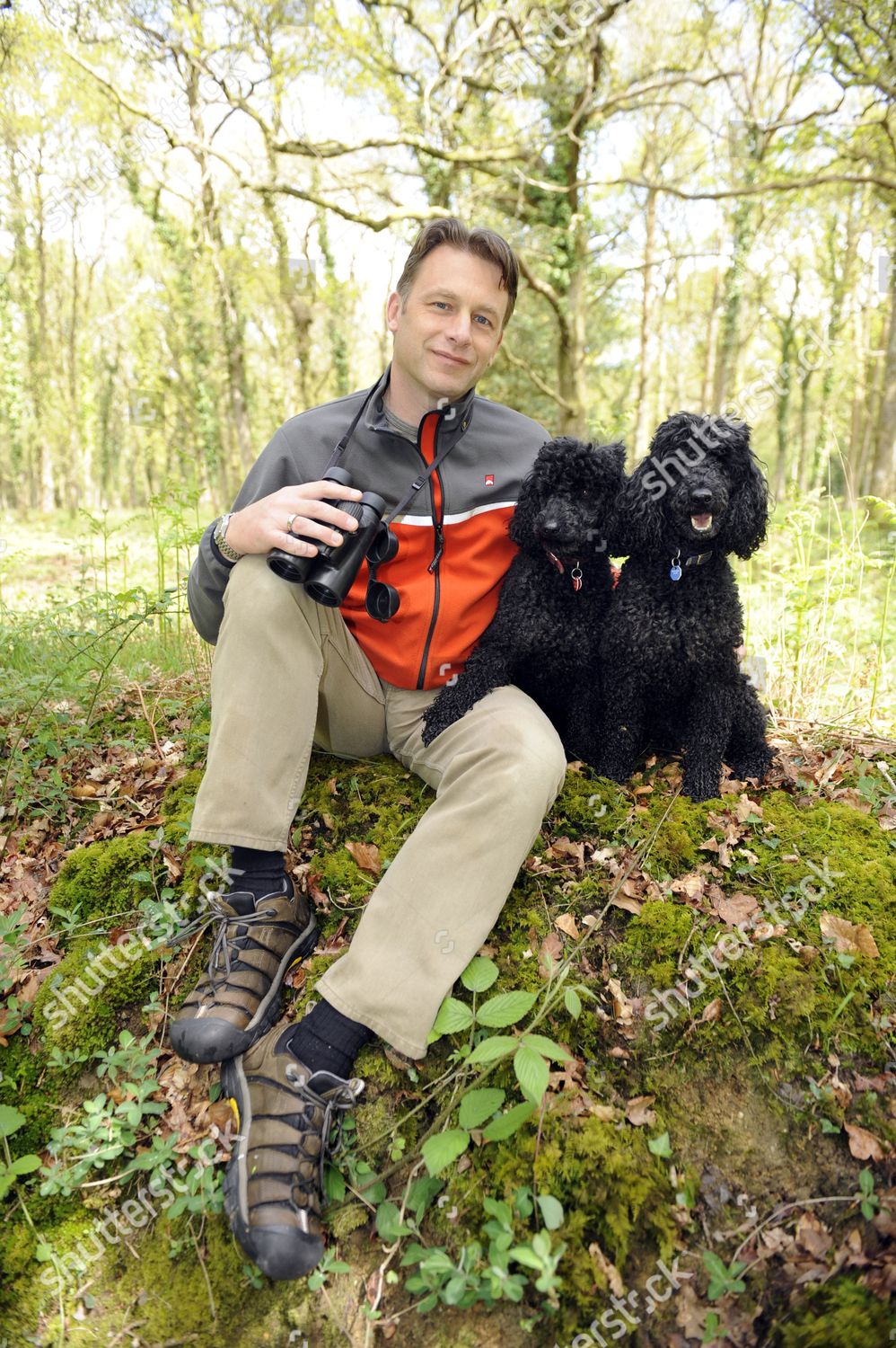 Chris Packham His Dogs Itchy Scratchy Editorial Stock Photo - Stock ...