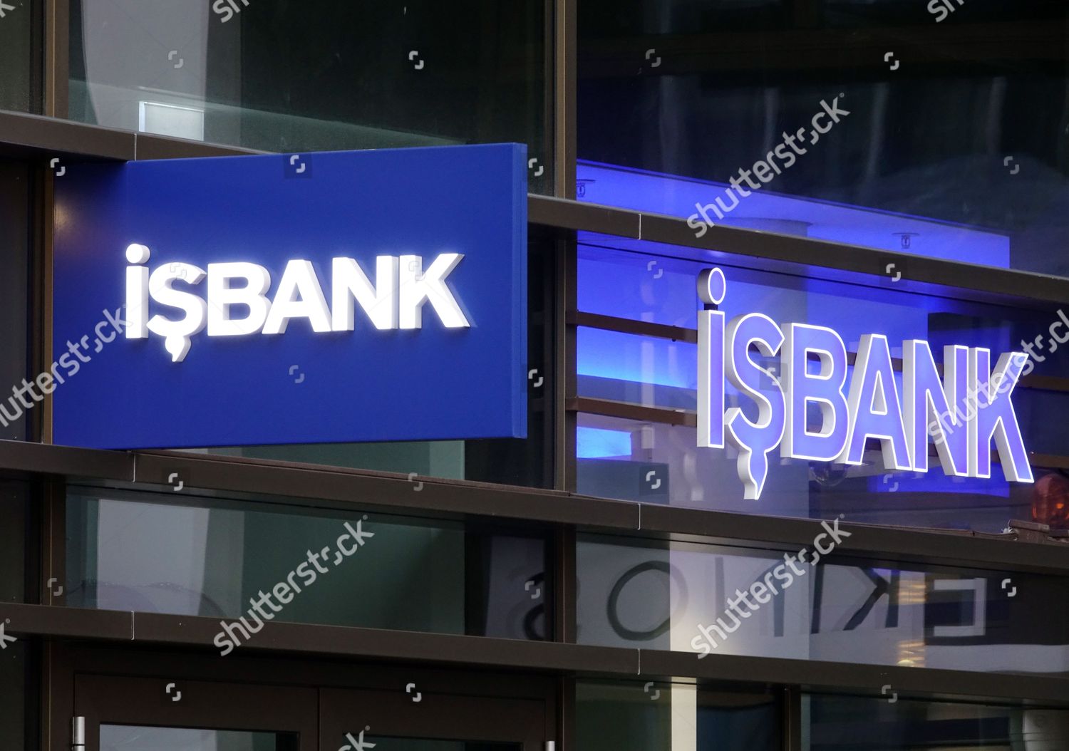 Signage Isbank Turkish Bank Foreigners Expats Editorial Stock Photo ...