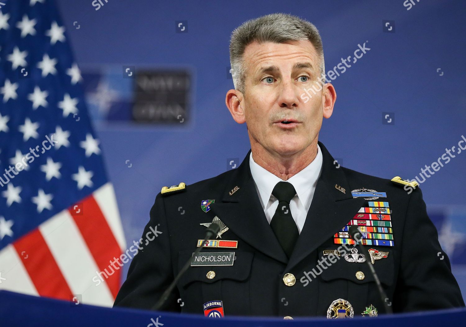 Us General John Nicholson Commander Resolute Editorial Stock Photo ...
