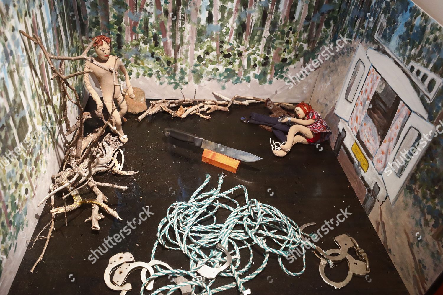 Model Crime Scene On Exhibit South Editorial Stock Photo - Stock Image ...