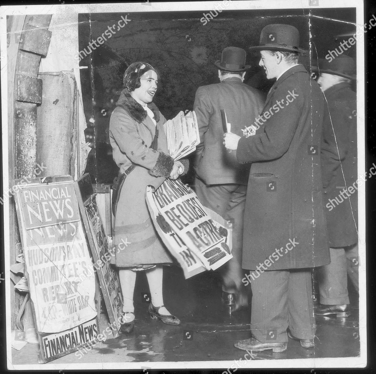 Newspaper Vendor Selling Papers Editorial Stock Photo - Stock Image ...
