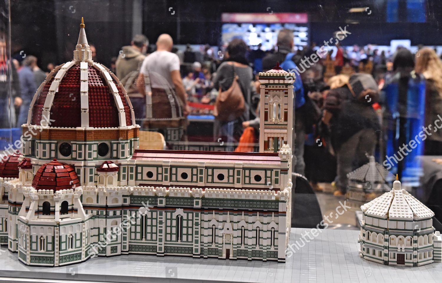 Lego Construction Displayed During Bricks Florence Editorial Stock ...