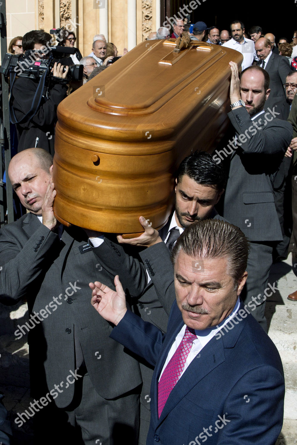 Coffin Spanish Comedian Gregorio Sanchez Fernandez Editorial Stock ...