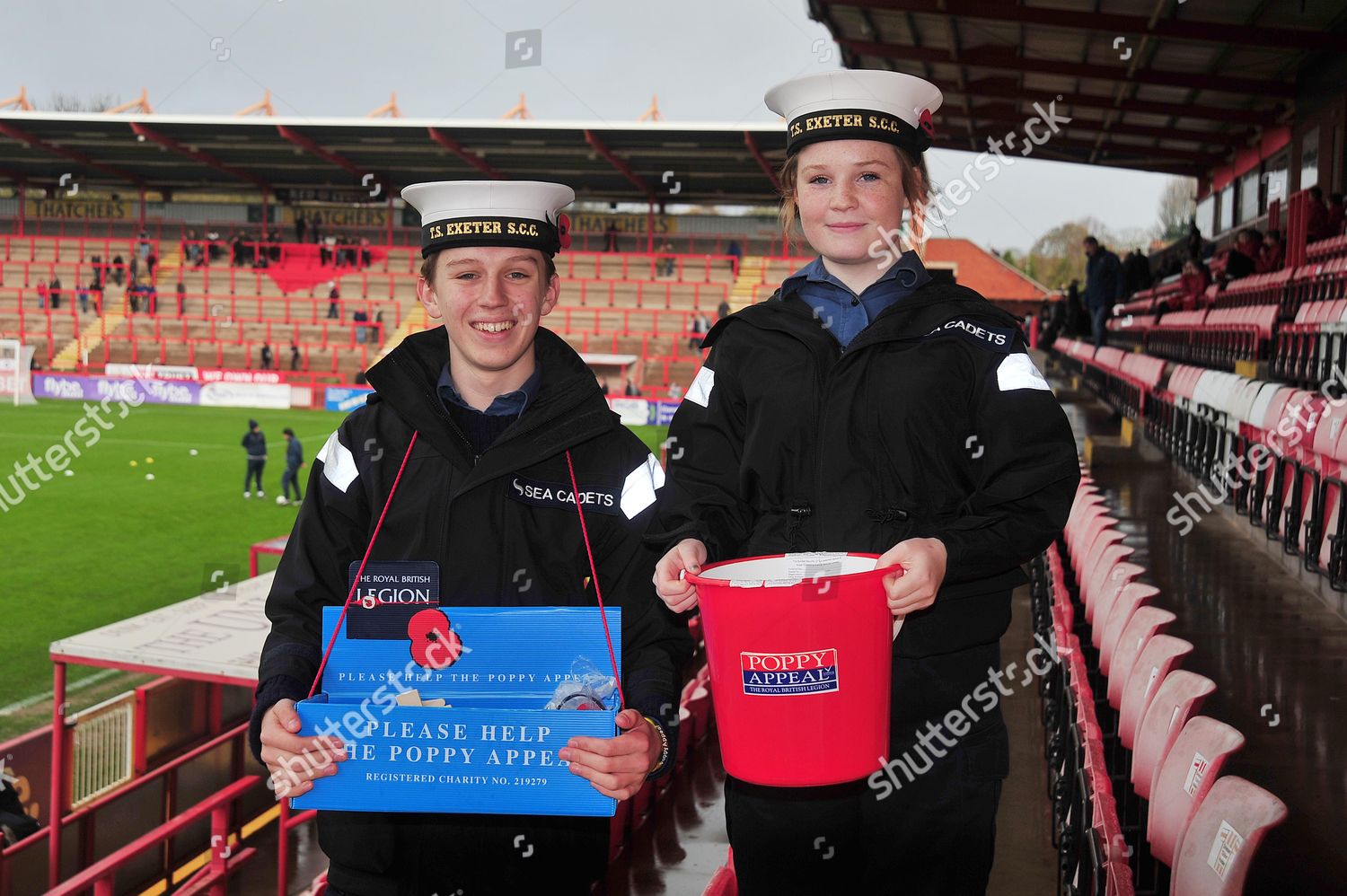 Sea Cadets Exeter Sell Poppies On Editorial Stock Photo - Stock Image ...