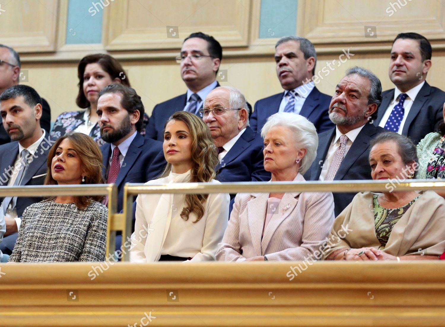 Queen Rania Jordan Princess Muna Alhussein Editorial Stock Photo ...