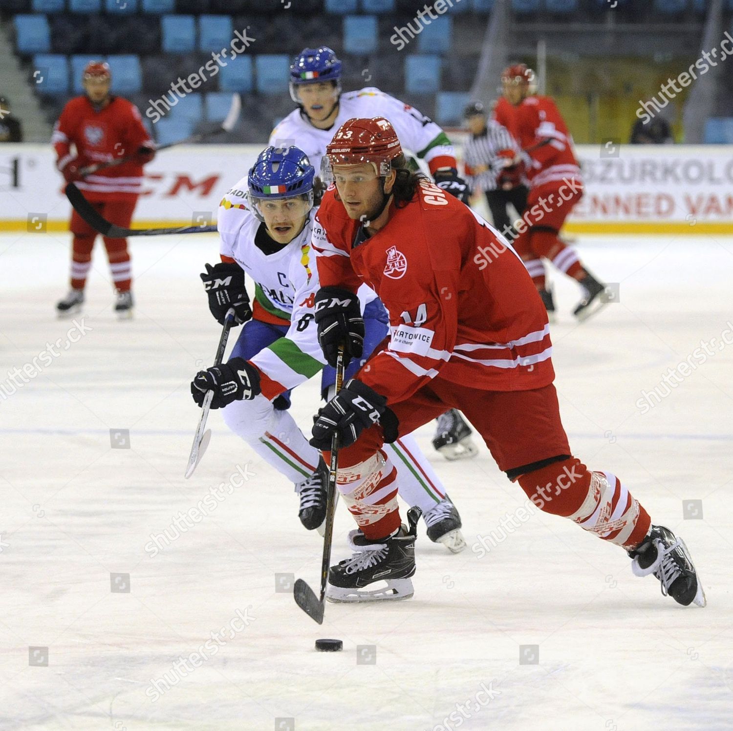 Luca Zanatta Italy L Fights Puck Editorial Stock Photo - Stock Image ...