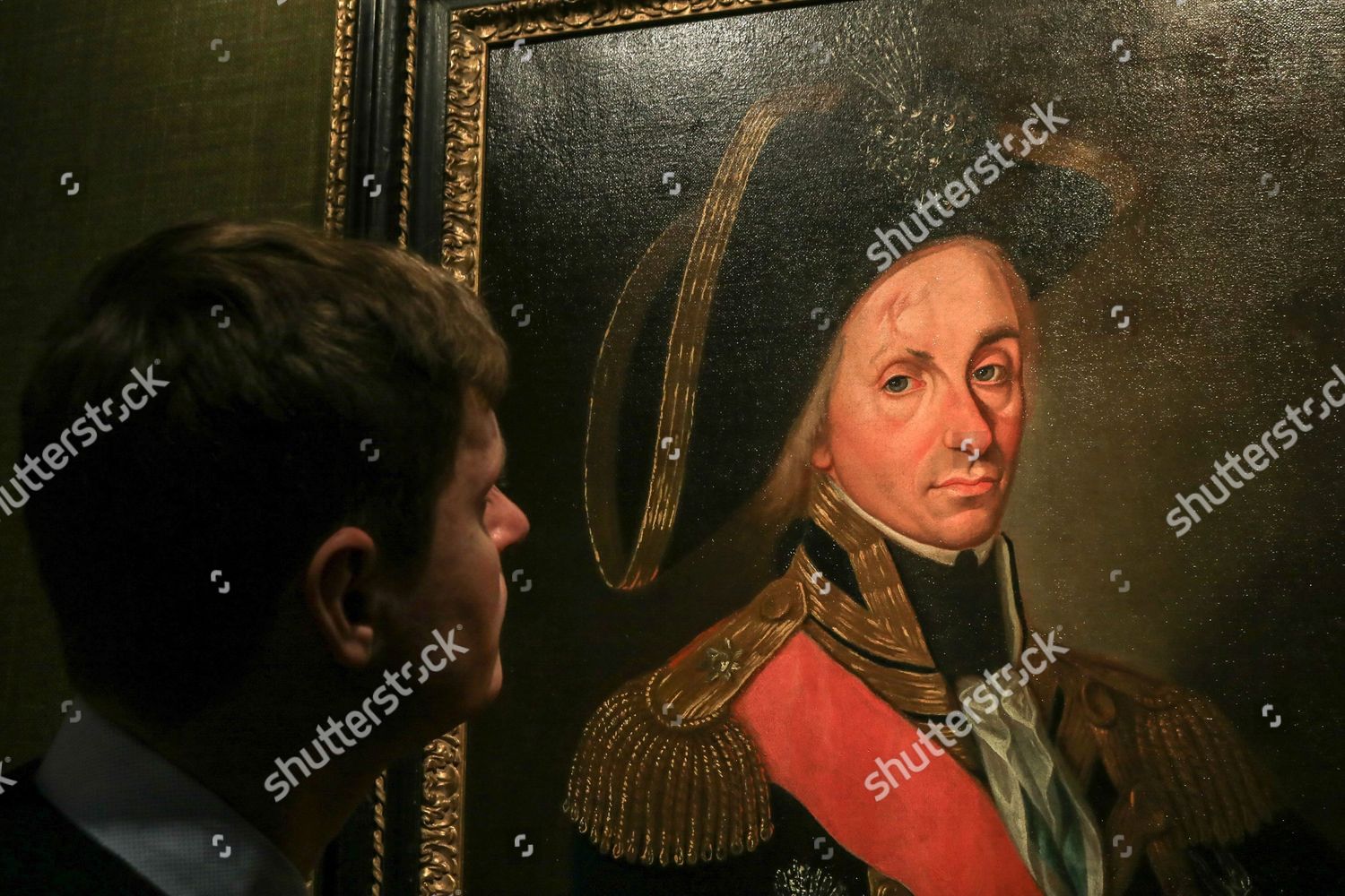 Leonardo Guzzardi Portrait Lord Nelson On Editorial Stock Photo - Stock ...