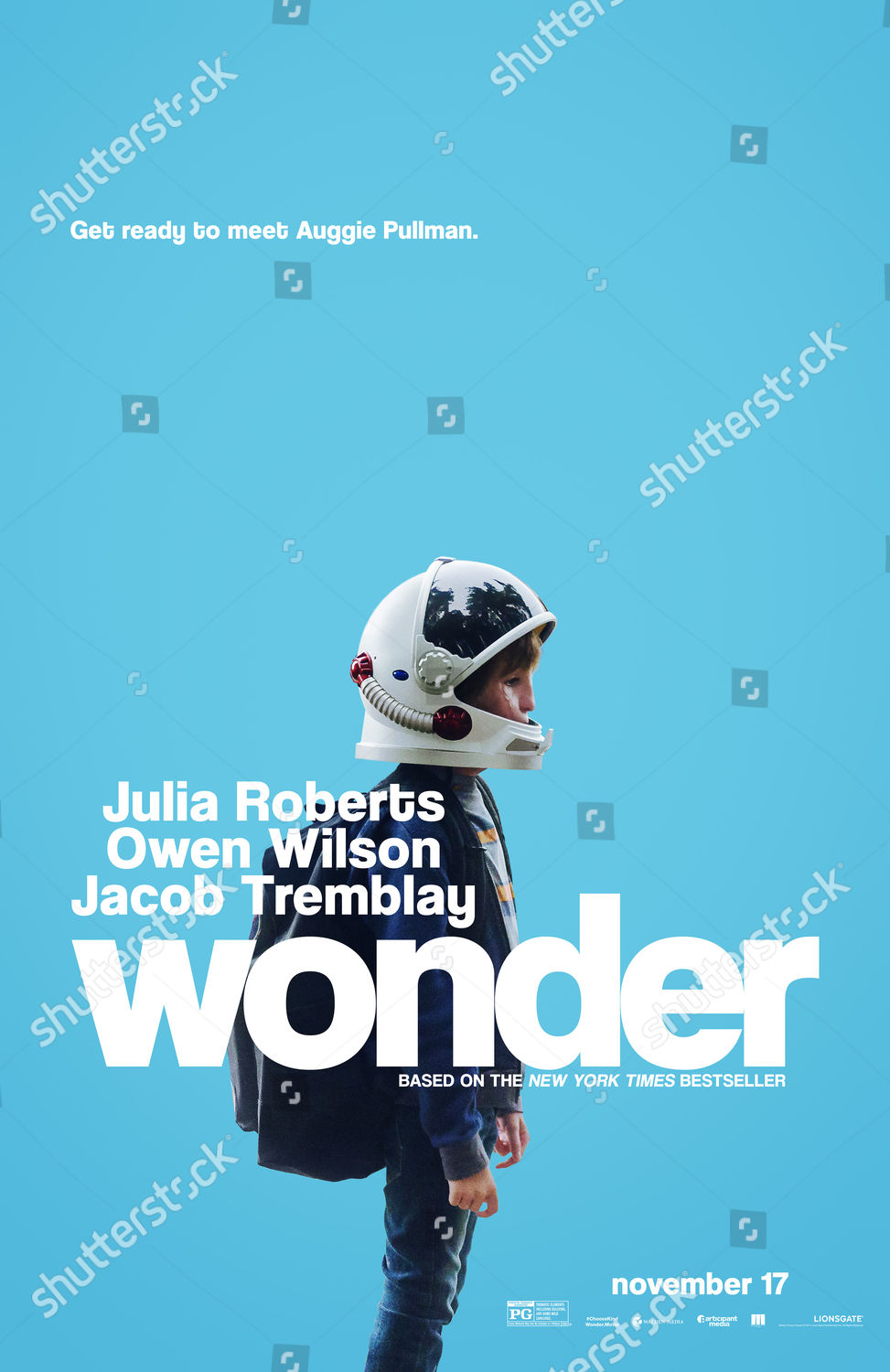 Wonder 2017 Poster Art Jacob Tremblay Editorial Stock Photo - Stock ...