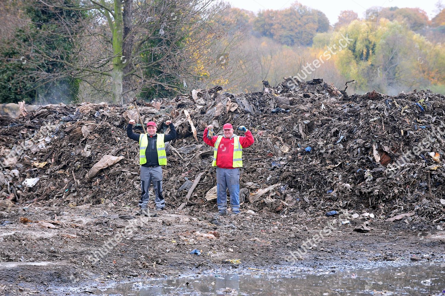 Workmen Last Waste the Infamous Waste4fuel Editorial Stock Photo ...