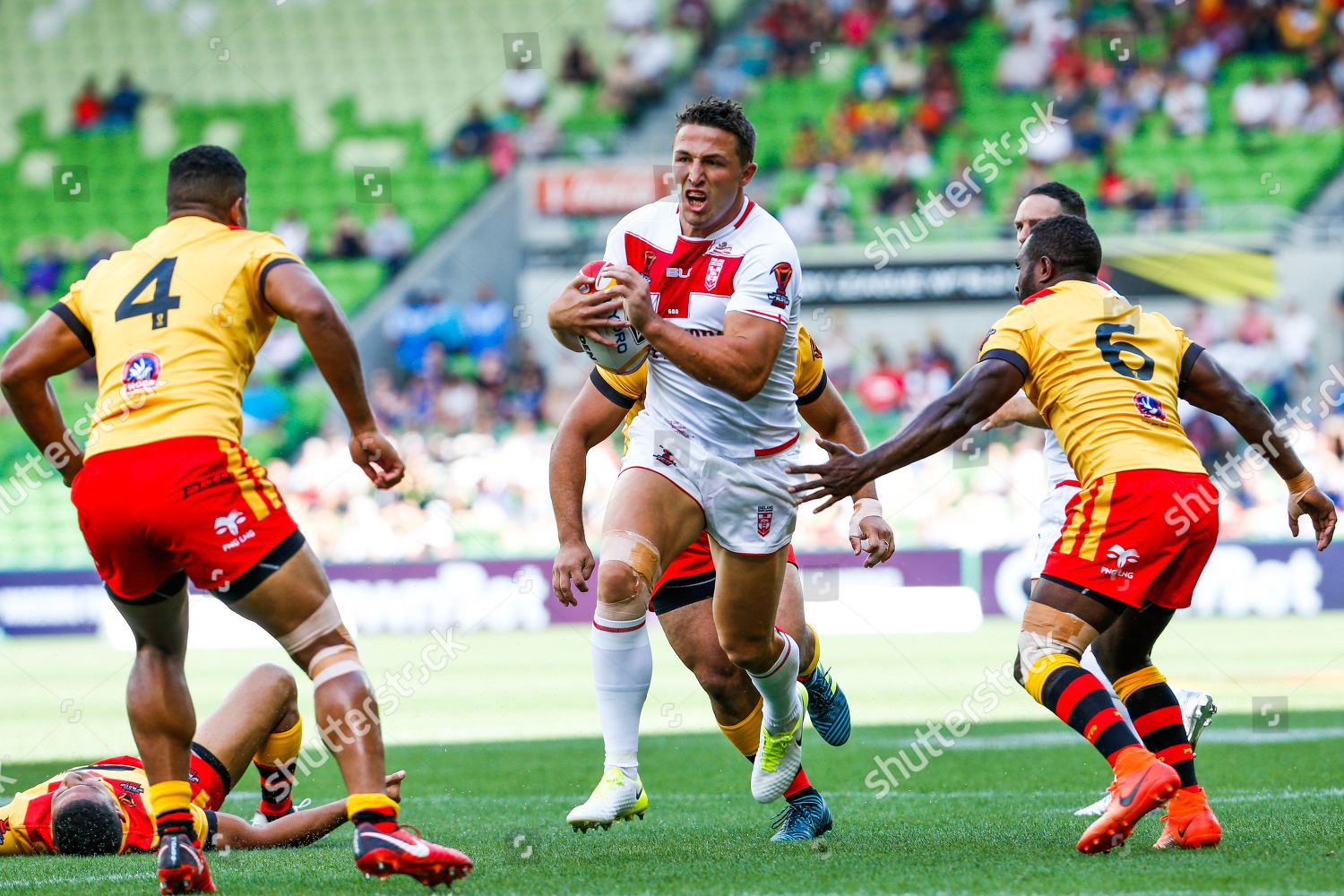 Sam Burgess Running Ball During England Editorial Stock Photo - Stock ...