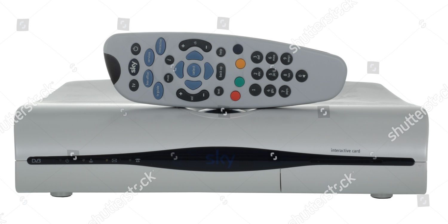 Sky Box Satellite Television Receiver Unit Editorial Stock Photo ...
