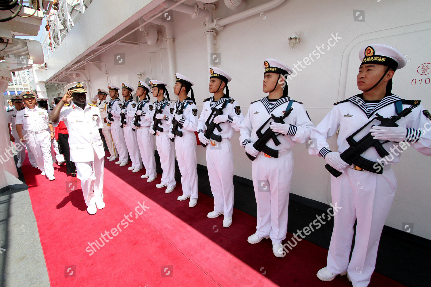 Tanzania Navy Commander Richard Mutayoba Makanzo Editorial Stock Photo ...