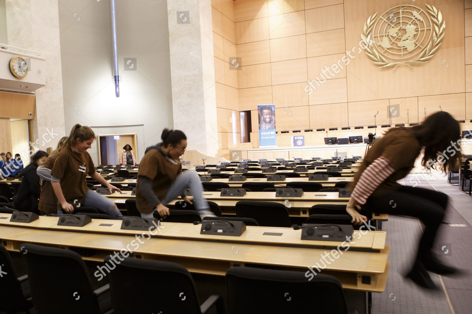 Young People Participate Activities Inside Assembly Editorial Stock ...