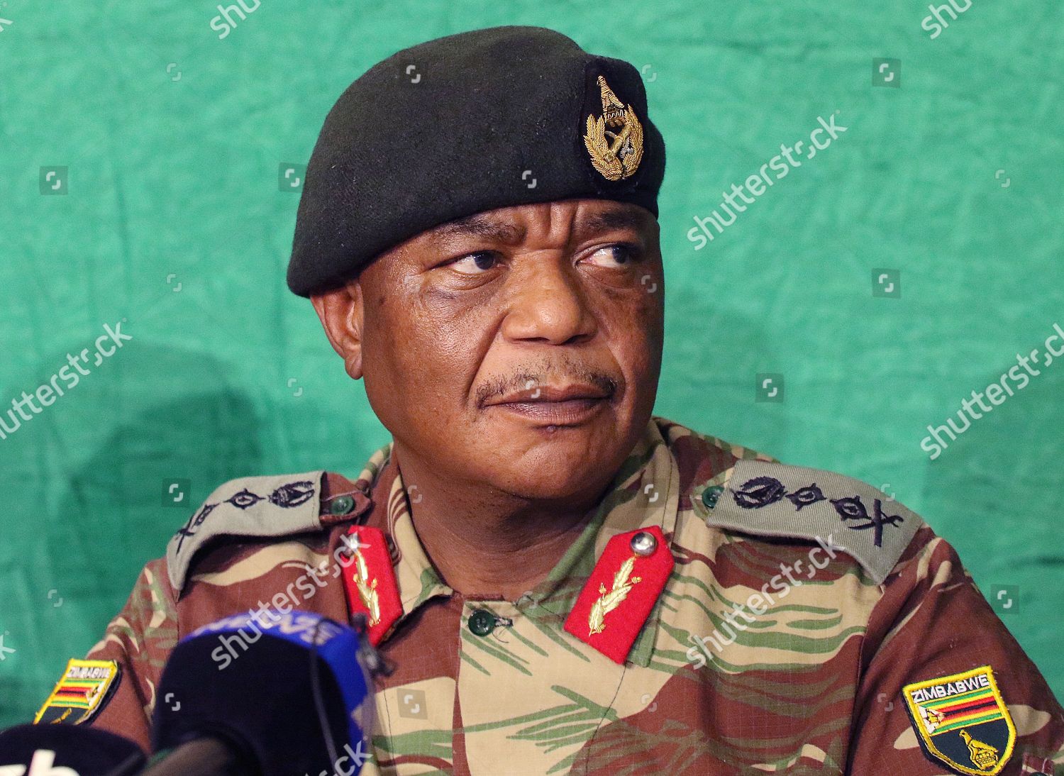 Zimbabwe National Army Commander Constantino Chiwenga Editorial Stock ...