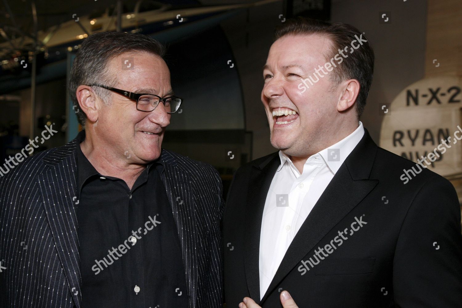 Robin Williams Ricky Gervais Editorial Stock Photo - Stock Image ...