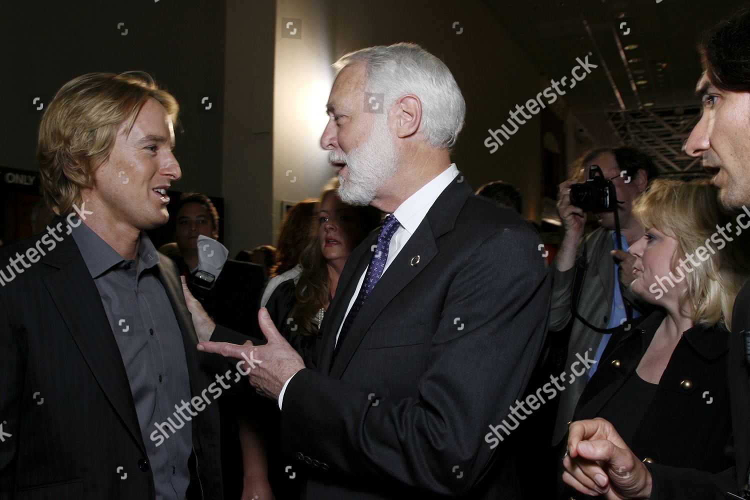 Owen Wilson C Wayne Clough Editorial Stock Photo - Stock Image ...