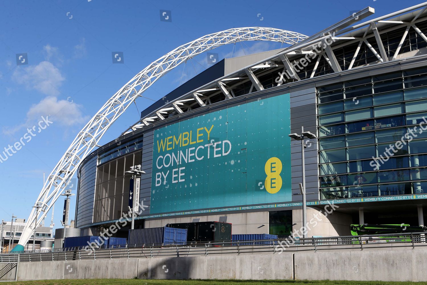 General View Wembley Stadium Outside Ground Editorial Stock Photo ...