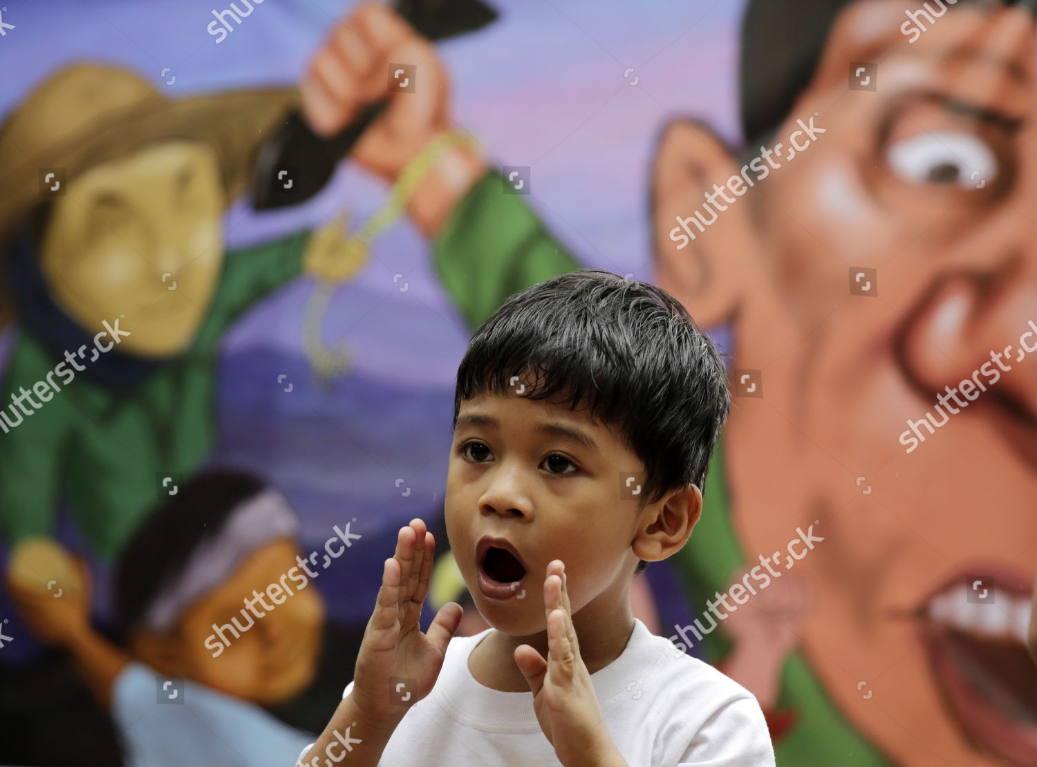 Filipino Boy Performs During Event Held Editorial Stock Photo - Stock ...