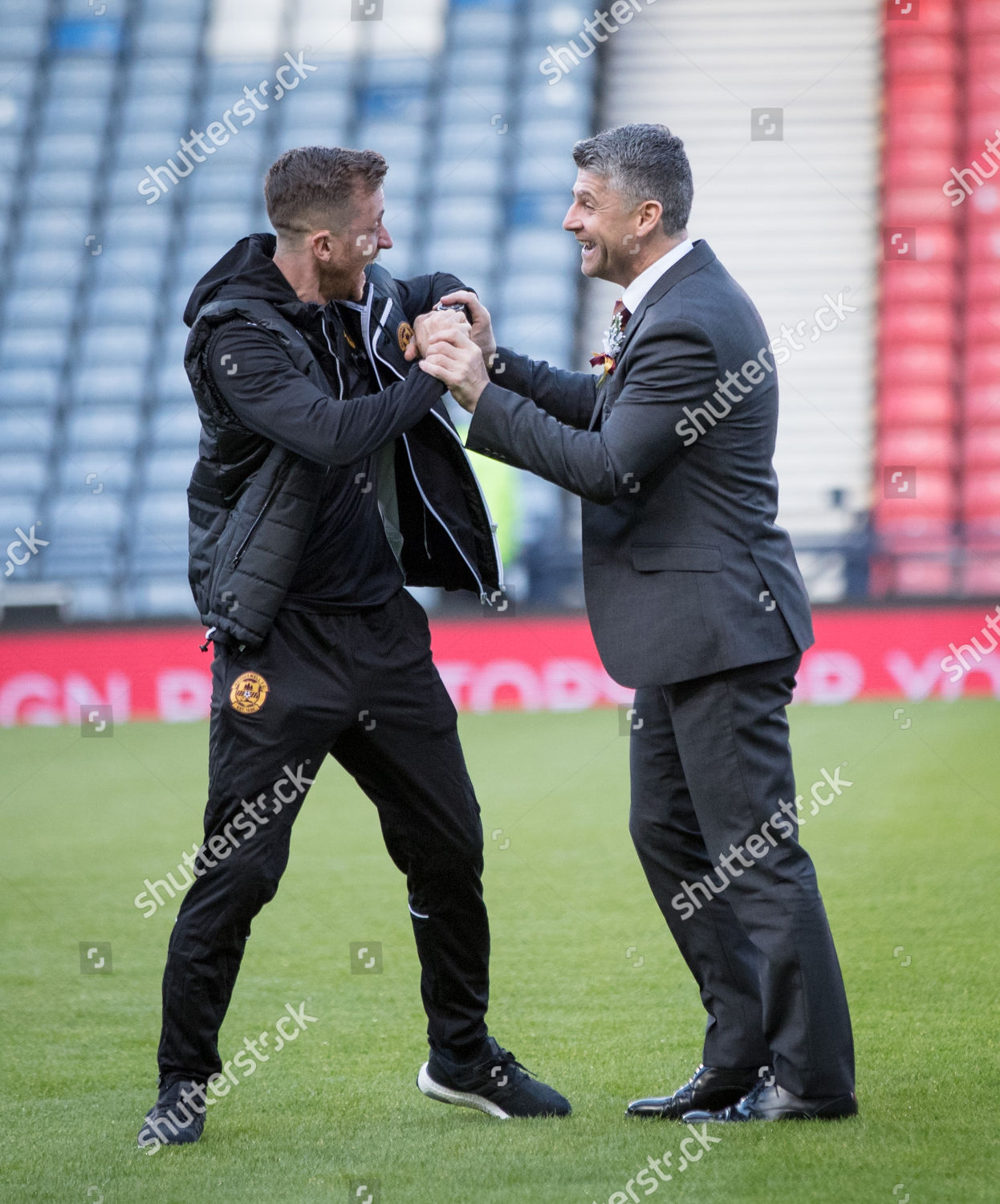 Motherwell Goalkeeper Russell Griffiths Shares Joke Editorial Stock ...