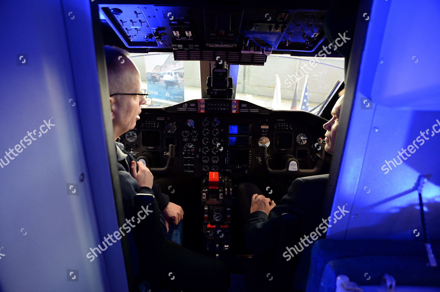 INTERIOR POLISH M28 AIRPLANE PRESENTED SIKORSKY Editorial Stock Photo ...