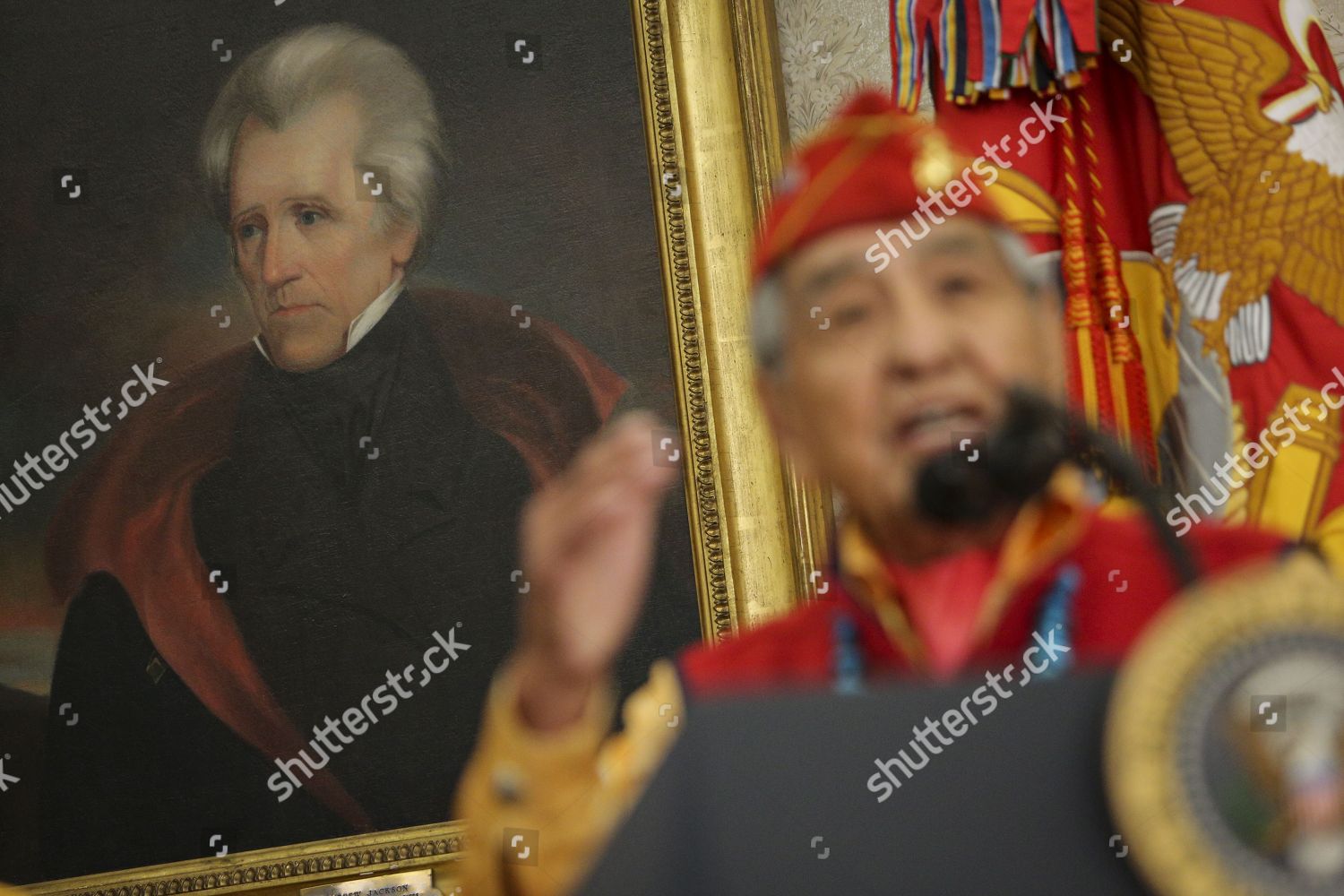Navajo Code Talker Peter Macdonald Speaks Editorial Stock Photo - Stock ...