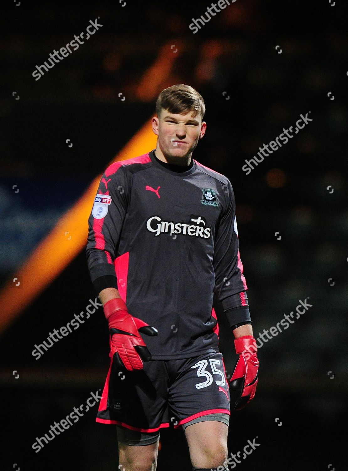 Will Mannion Goalkeeper Plymouth Argyle Plymouth Editorial Stock Photo ...