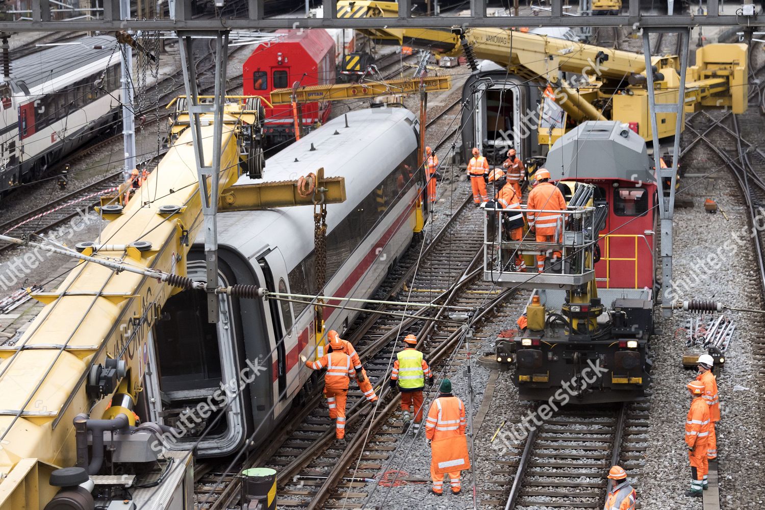 Railway Coach Ice Train That Derailed Editorial Stock Photo - Stock ...