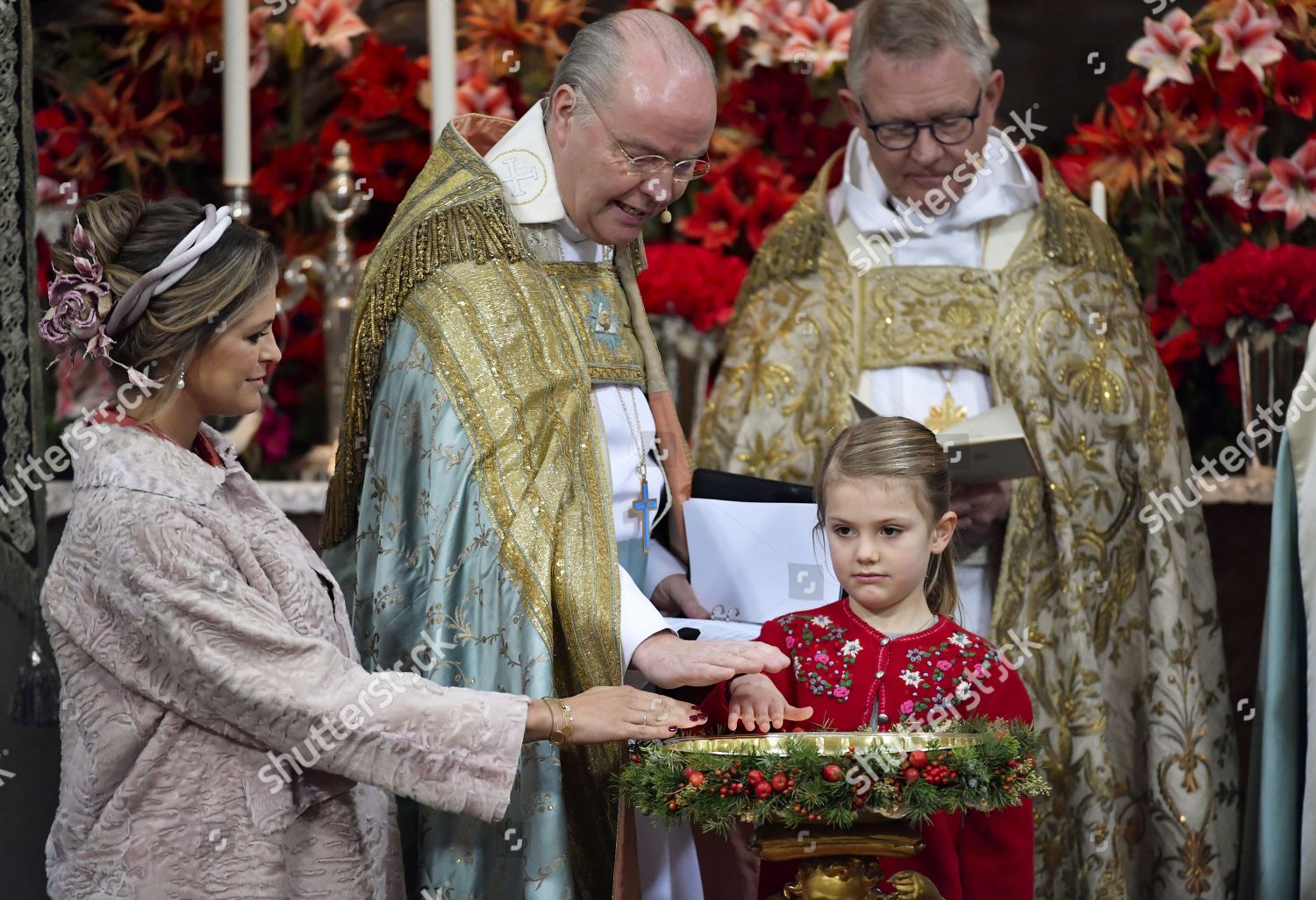 Left Princess Madeleine Sweden Bishop Johan Editorial Stock Photo ...