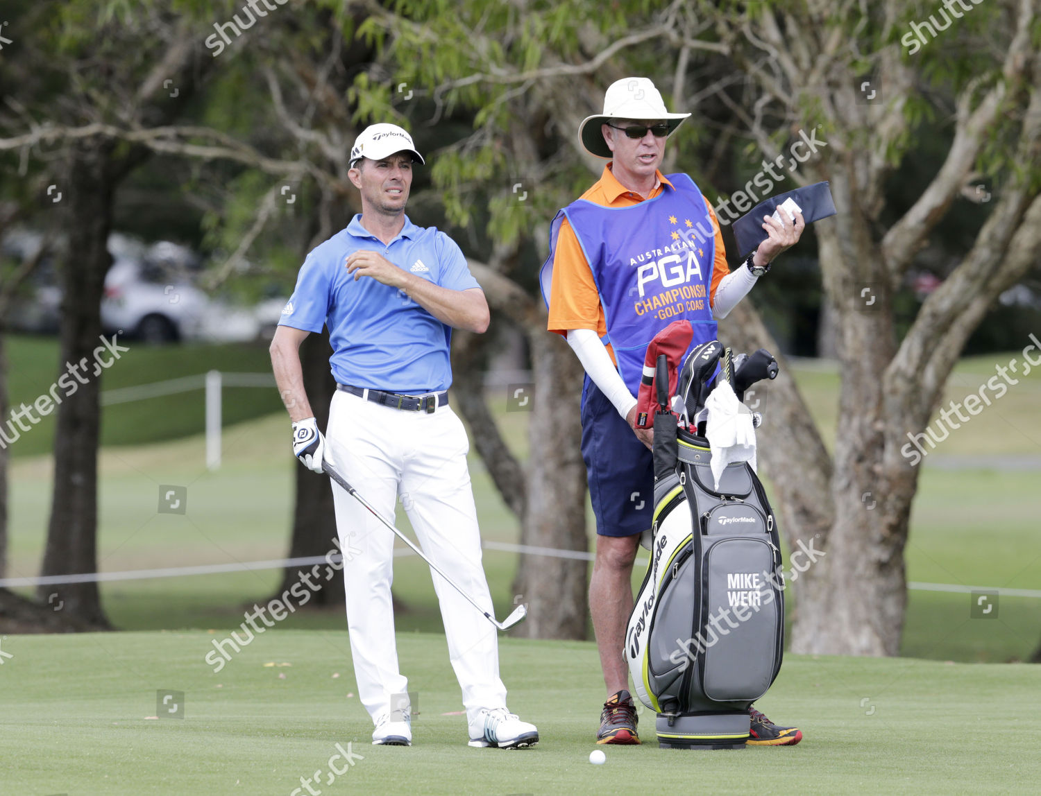 Canadian Golfer Mike Weir Plans His Editorial Stock Photo - Stock Image ...
